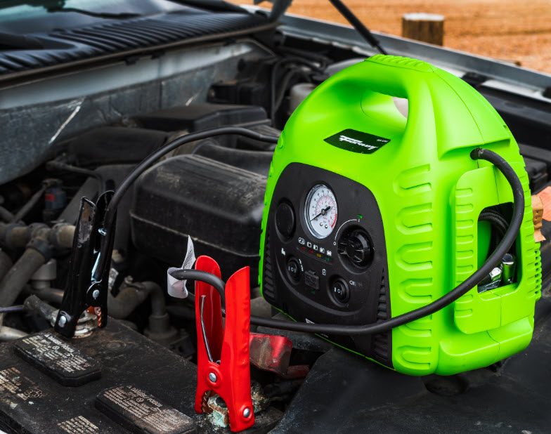 BE PREPARED, STAY POWERED: JUMP START WITH AIR COMPRESSOR - AskForney